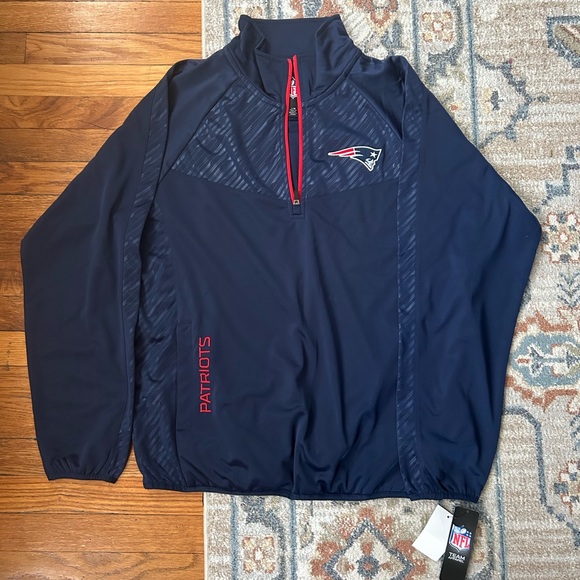 NFL | Shirts | Nfl Patriots Quarter Zip Pullover | Poshmark